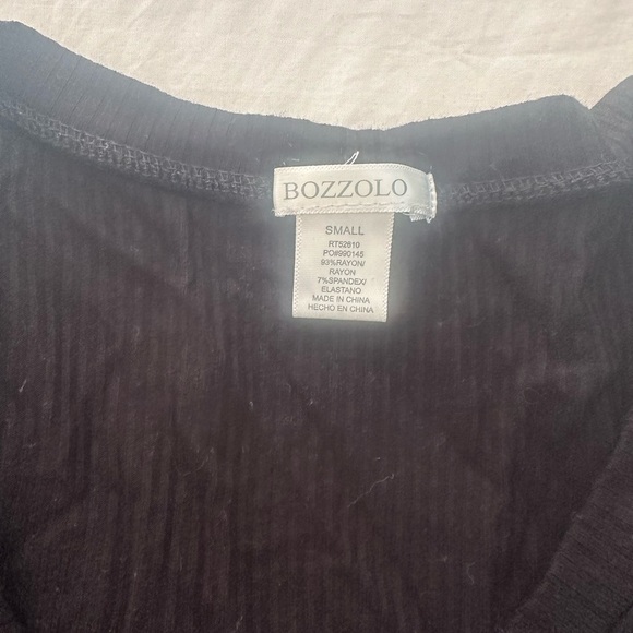 Bozzolo | Tops | Bozollo V Neck Cropped T Shirt | Poshmark